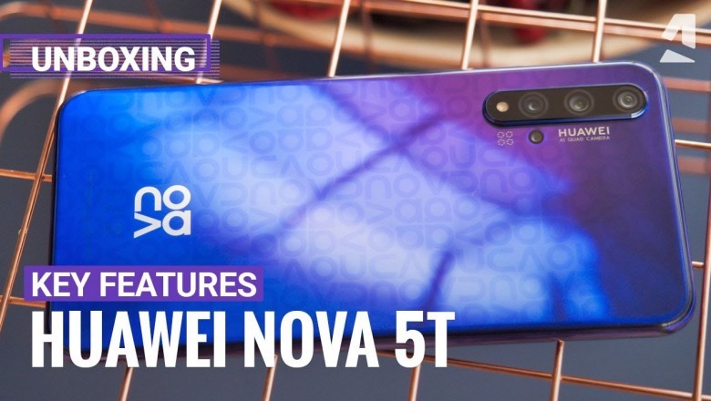 Huawei Nova 5T Dual SIM - 128GB, 8GB RAM, 4G LTE, Blue | Check Iqama